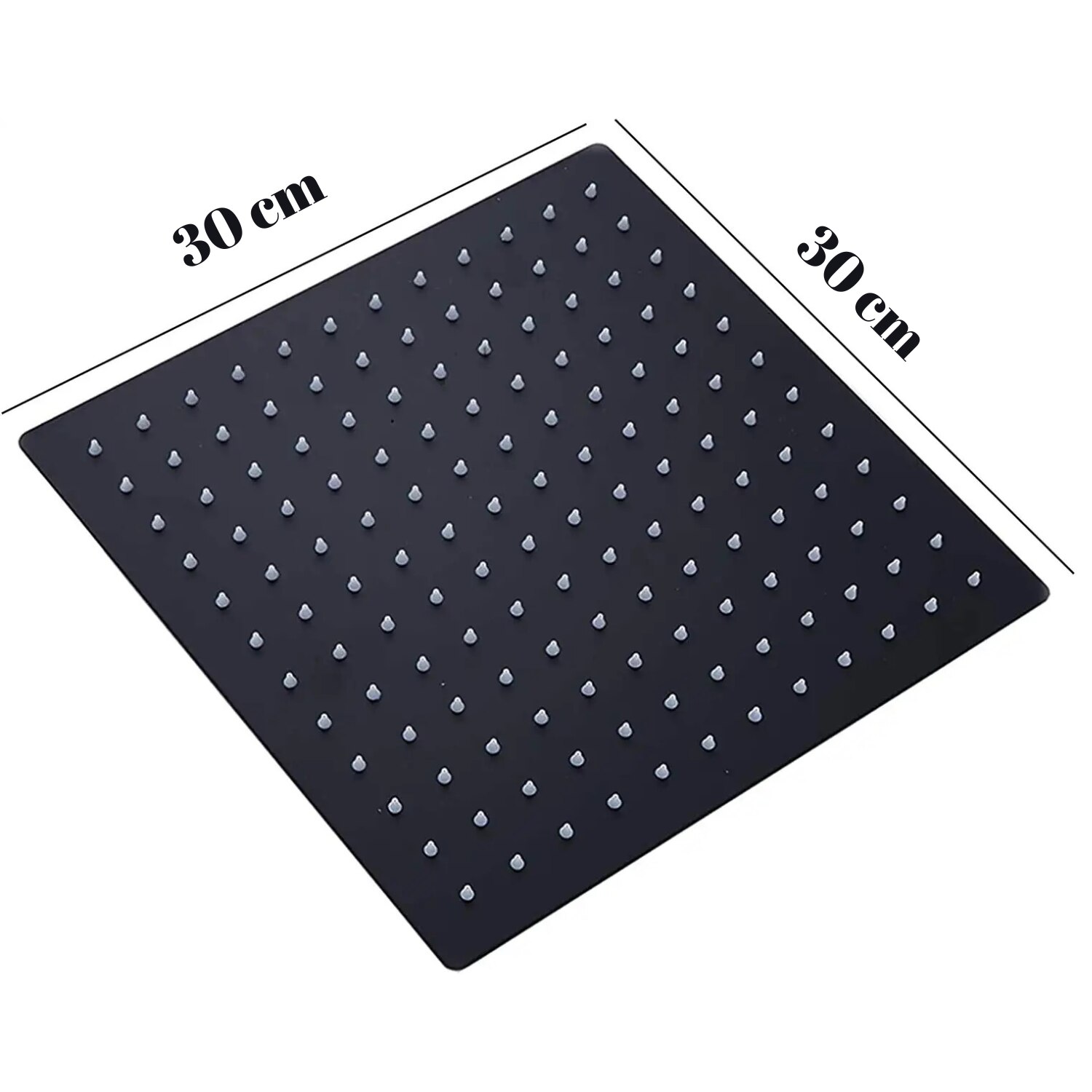 Cap de dus patrat, ultra slim, model ploaie, 30 x 30 cm, fabricat din ...