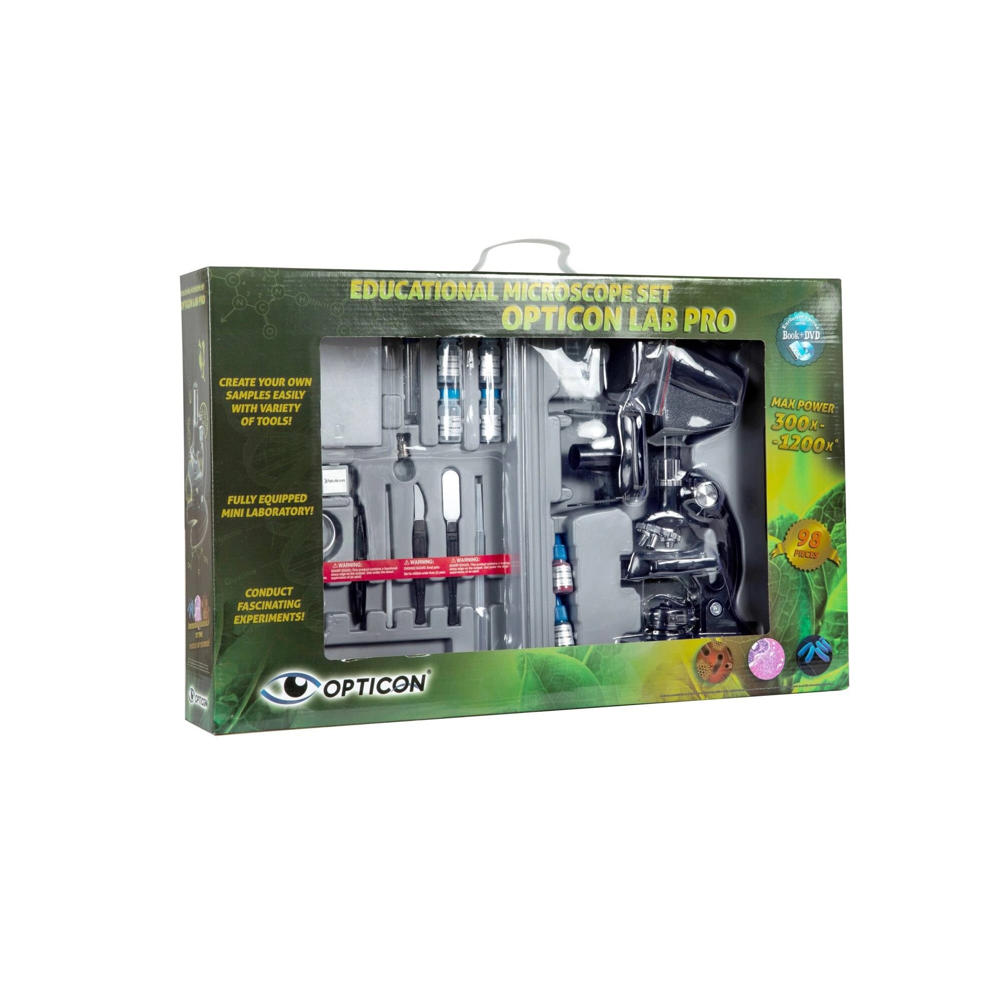 Microscop pentru copii OPTICON Lab Pro - eMAG.ro