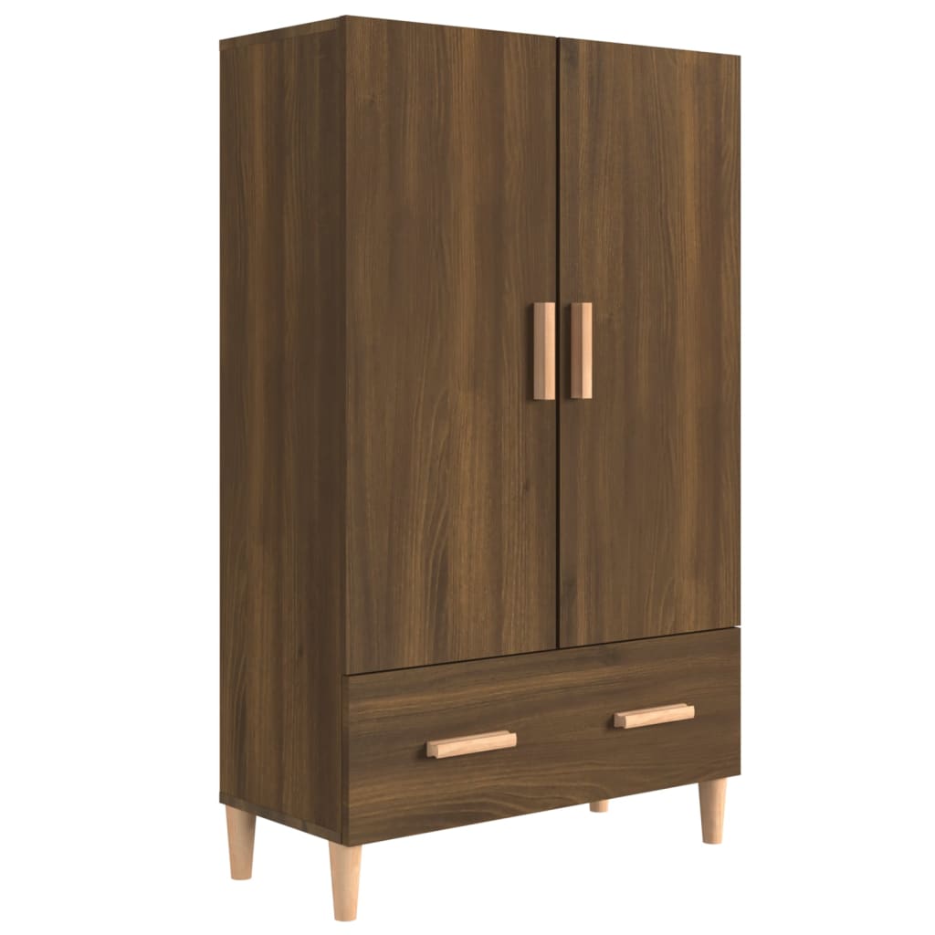 Dulap inalt vidaXL, stejar maro, 70x31x115 cm, lemn prelucrat - eMAG.ro