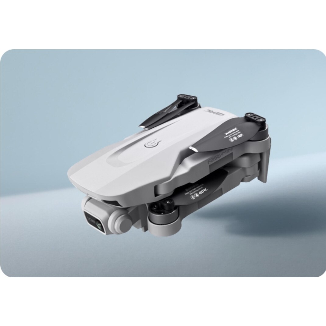 Drona F8 model gri cu LED, camera 4K, cu GPS, distanta operare 2km ...