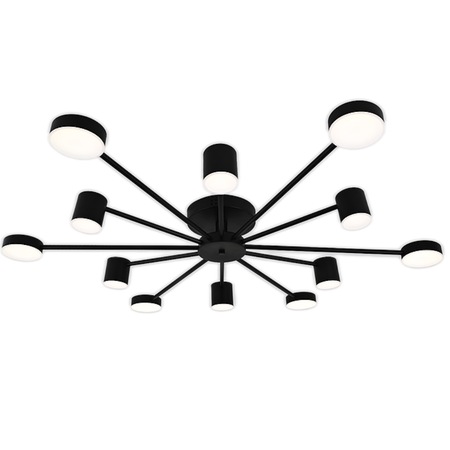 Lustra LED RFAN, Model R9029-12, cu Telecomanda, 3 Tipuri de Lumina ...