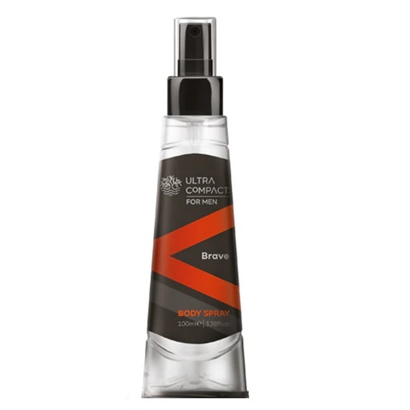 Deodorant spray corp Men Brave Orange, 100 ml, Ultra Compact - eMAG.ro