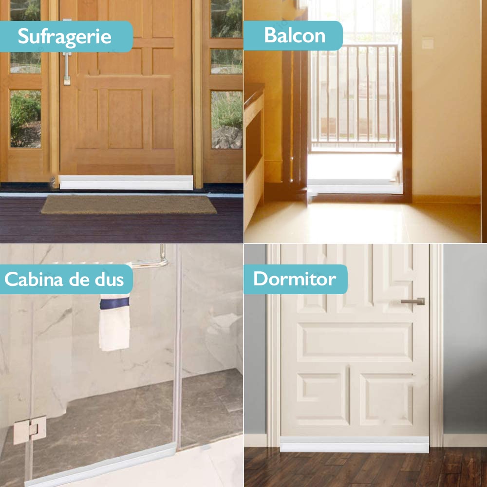 Protectie usa anti curent KidProtect® Draft Mate, anti praf si insecte ...