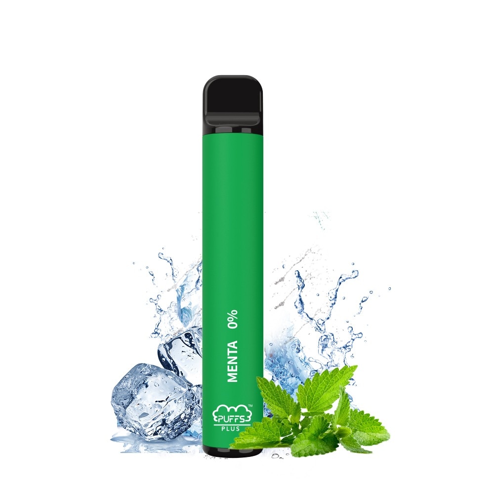 Kit tigara electronica Puff Plus 800 pufuri Menta 0% fara nicotina 3.2 ...