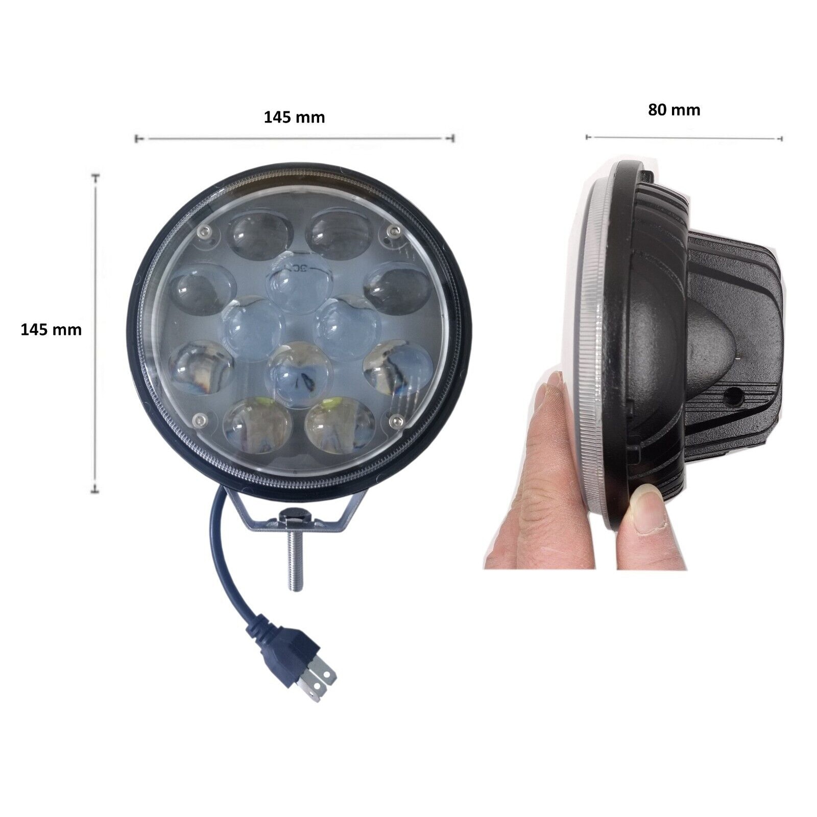Set Proiector faruri LED 5D de 5.7 inchi, universal 12-24V 6 buc - eMAG.ro