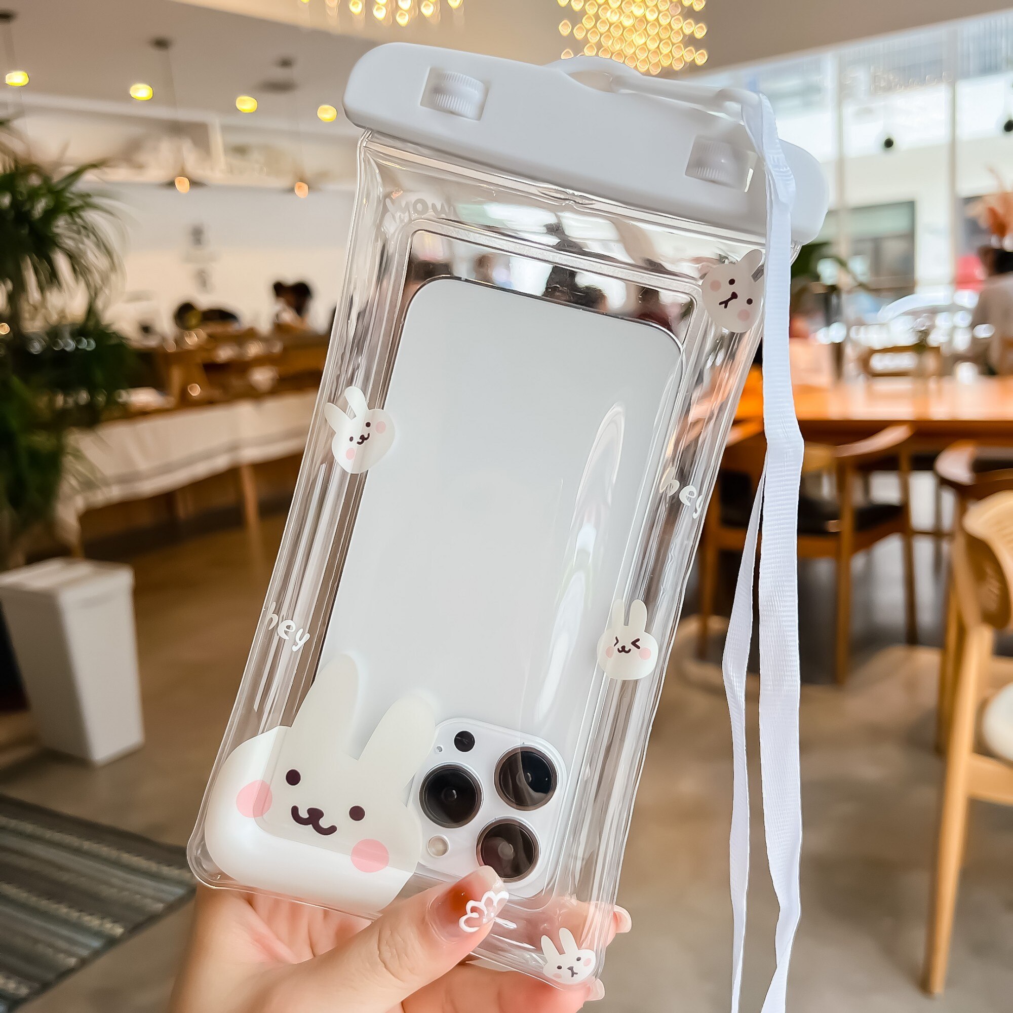 Husa subacvatica Kids Waterproof Flippy, Snowproof, Universala, cu Snur ...