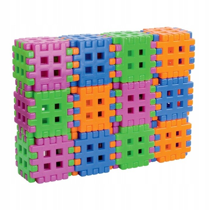 Jucarie Educativa si Interactiva, Set de Constructie Mini Puzzle din ...