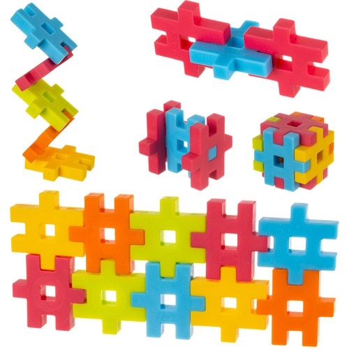 Jucarie Educativa si Interactiva, Set de Constructie Mini Puzzle din ...