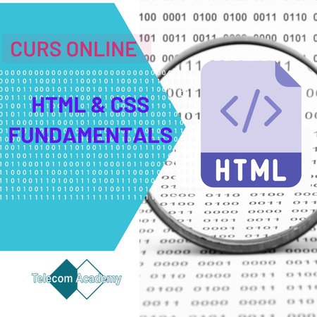 Curs HTML & CSS Fundamentals, Telecom Academy, online, actualizat in 2022 - eMAG.ro