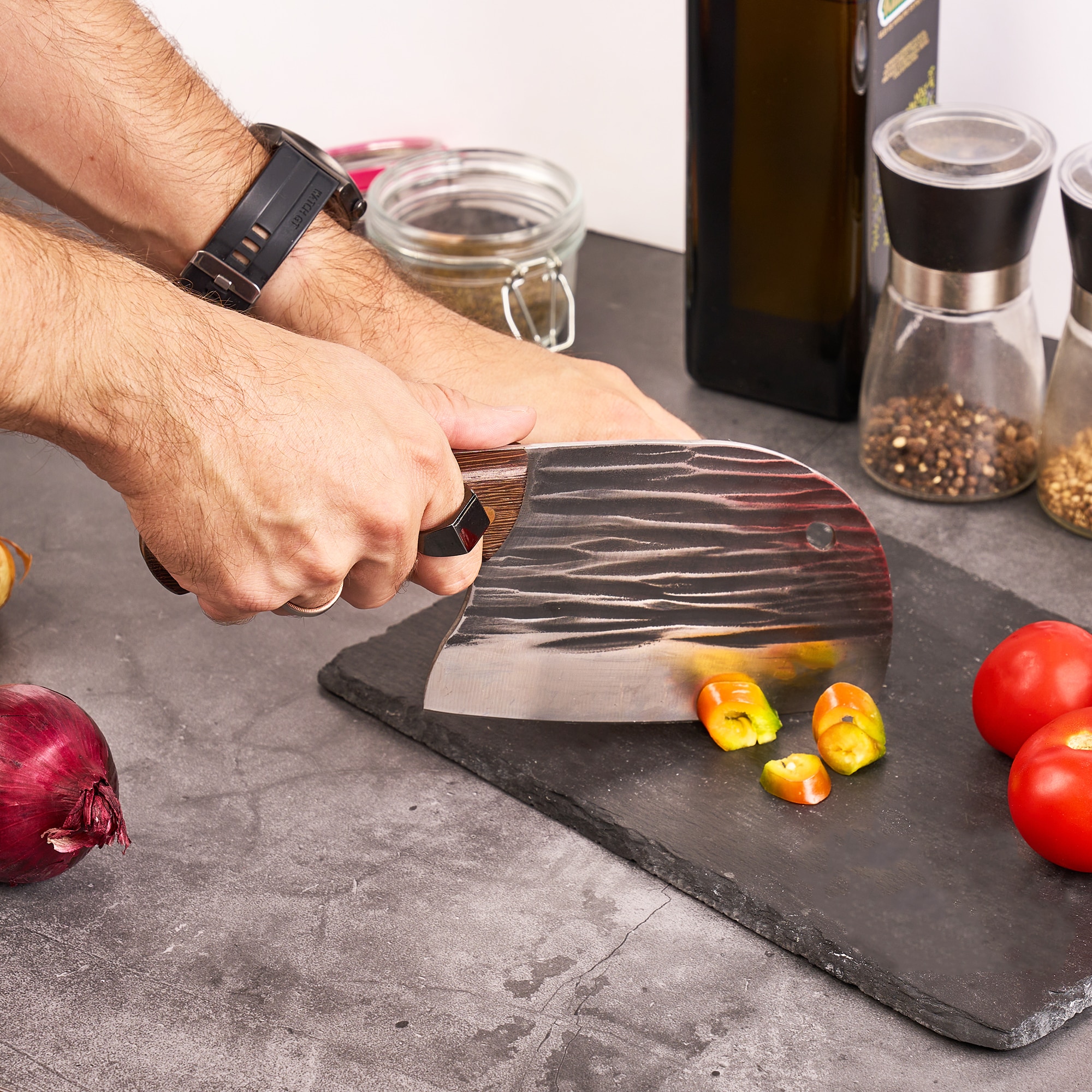 Cutit Profesional tip Satar Almazan, Onuvio®, Full Tang, Universal ...