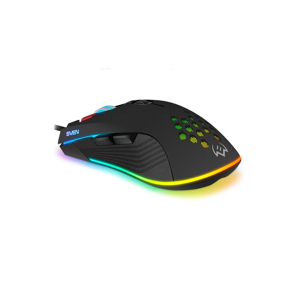 Mouse Gaming SVEN RX-G850, 6400 dpi, Partea Inferioara Metalica, Lumini ...