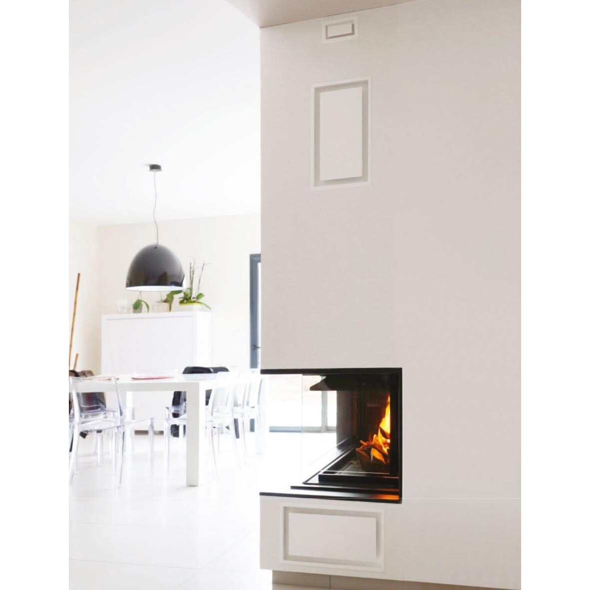 Grila semineu Arhitecture AIR`02 440 x 250 - eMAG.ro