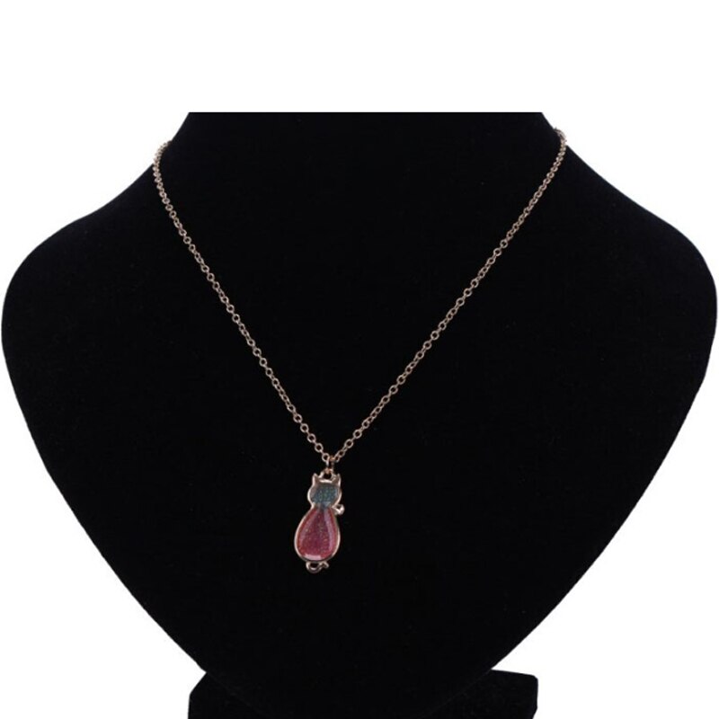 Colier pisica pisica ombre roz - eMAG.ro