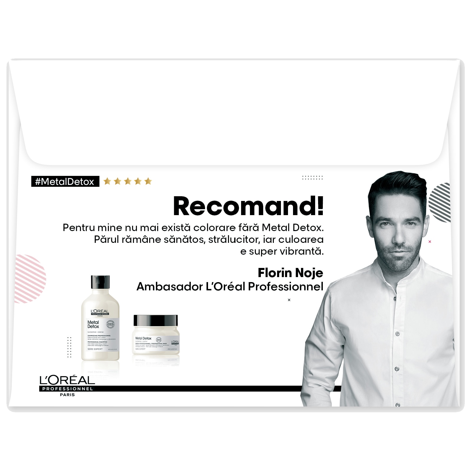 Kit pentru testare Metal Detox, Serie Expert L’Oreal Professionnel ...