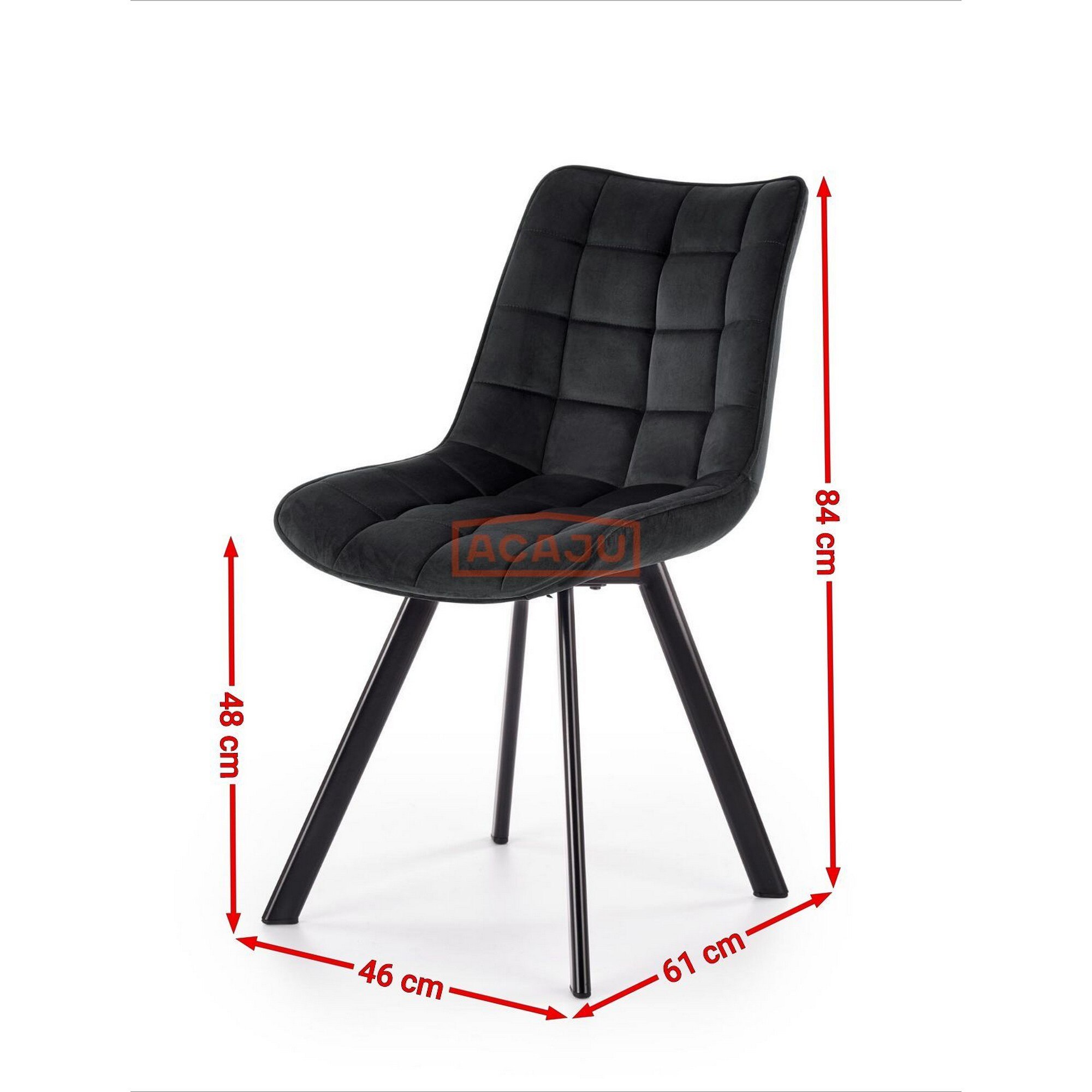 Scaun K332, ACAJU gri, 46X61X84 - eMAG.ro