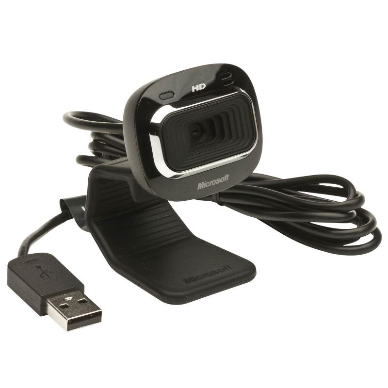 Camera Web Microsoft LifeCam HD-3000, HD, Negru, 1280 x 720p - eMAG.ro