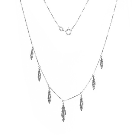 Salba cu pene, ARTOR din argint 925 rodinat 42 cm SB4 - eMAG.ro