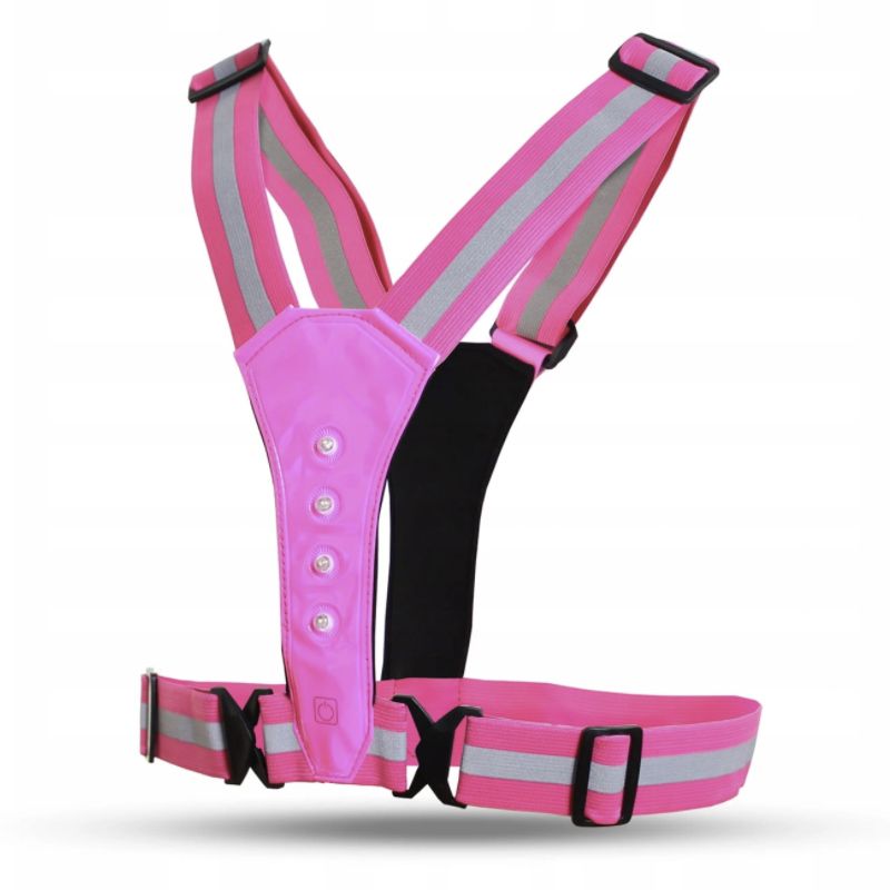 Ham reflectorizant, LED, Roz - eMAG.ro