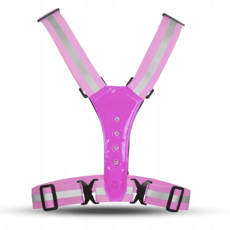 Ham reflectorizant, LED, Roz - eMAG.ro