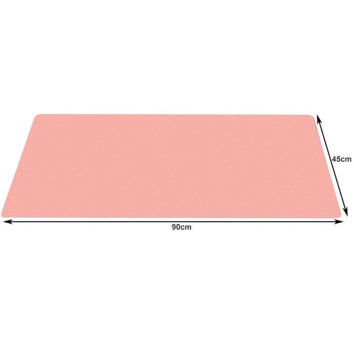Pad pentru Mouse si Tastatura Antiderapant 90 x 45 Roz - eMAG.ro
