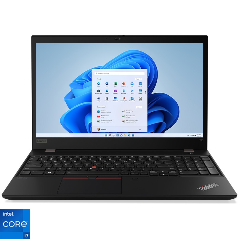 Лаптоп Lenovo ThinkPad T15 Gen 2, Intel® Core™ i7-1165G7, 15.6'', FHD ...