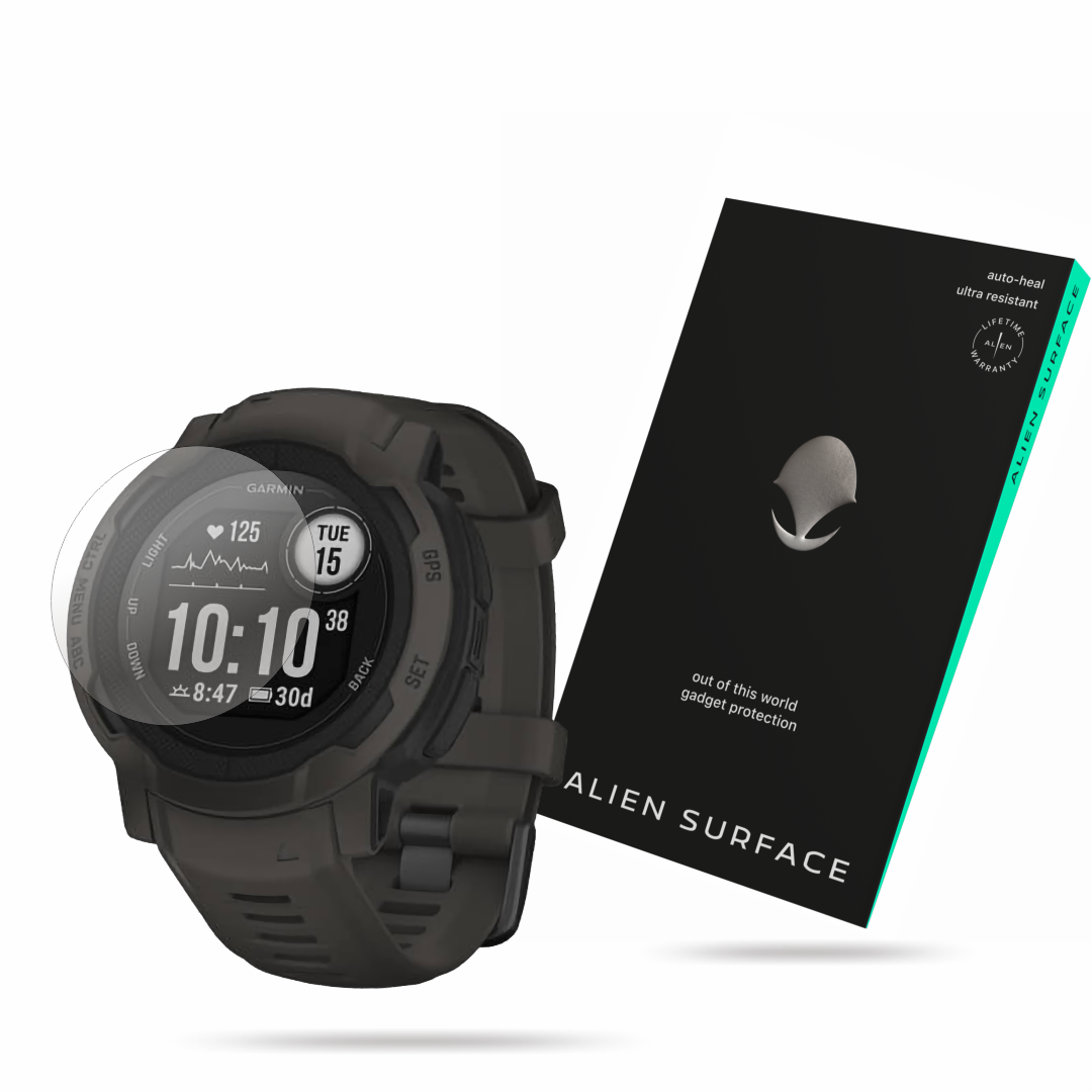 Set Folie Alien Surface, pentru Garmin Instinct 2 45mm, protectie ecran ...