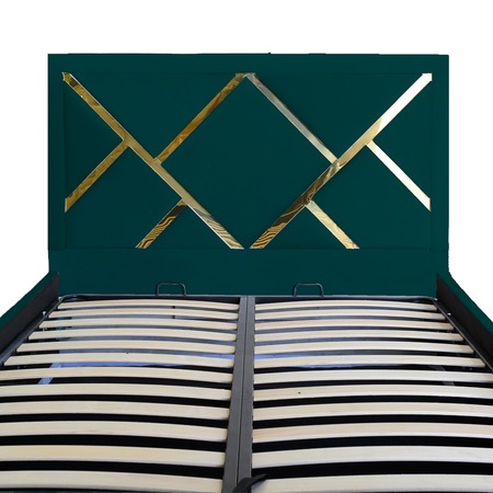 Tablie pat California, dimensiune 150*130cm, verde - eMAG.ro