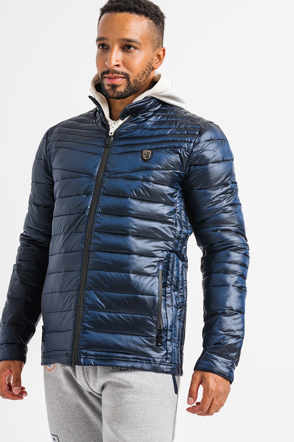 Geographical Norway, Geaca usoara cu aspect matlasat Aluminium ...