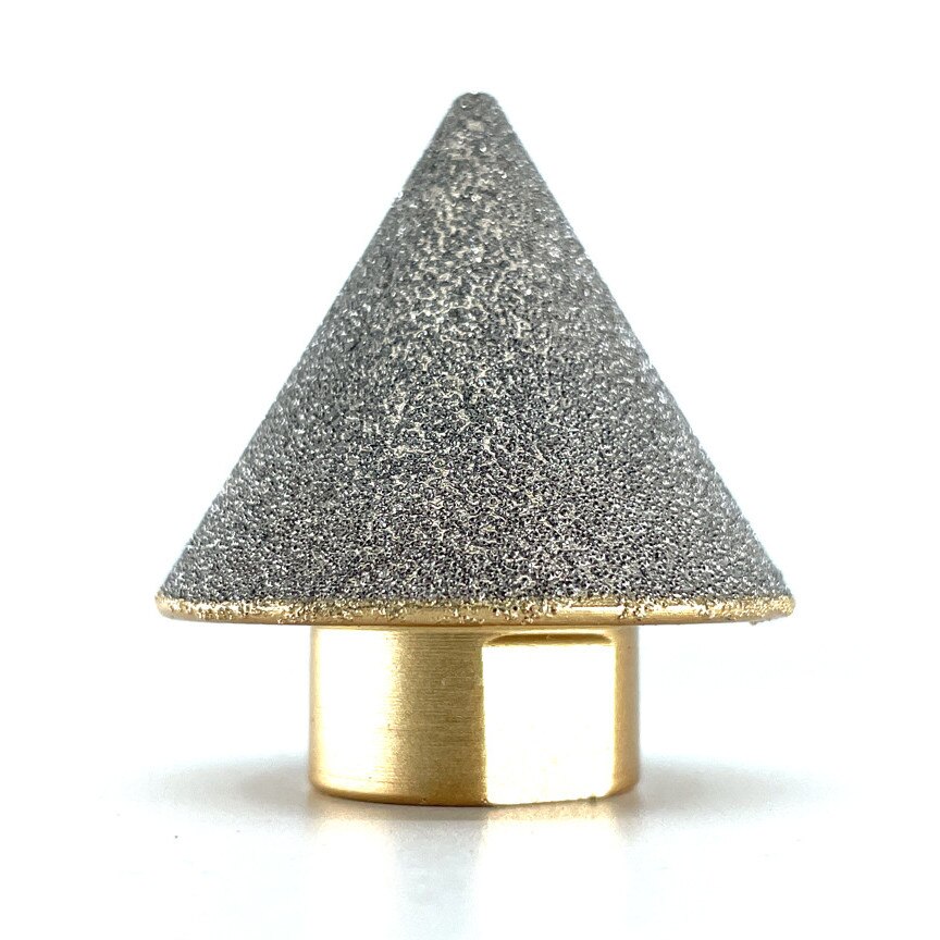 Freza diamantata conica pentru rectificari in placi ceramice, piatra, 2 ...