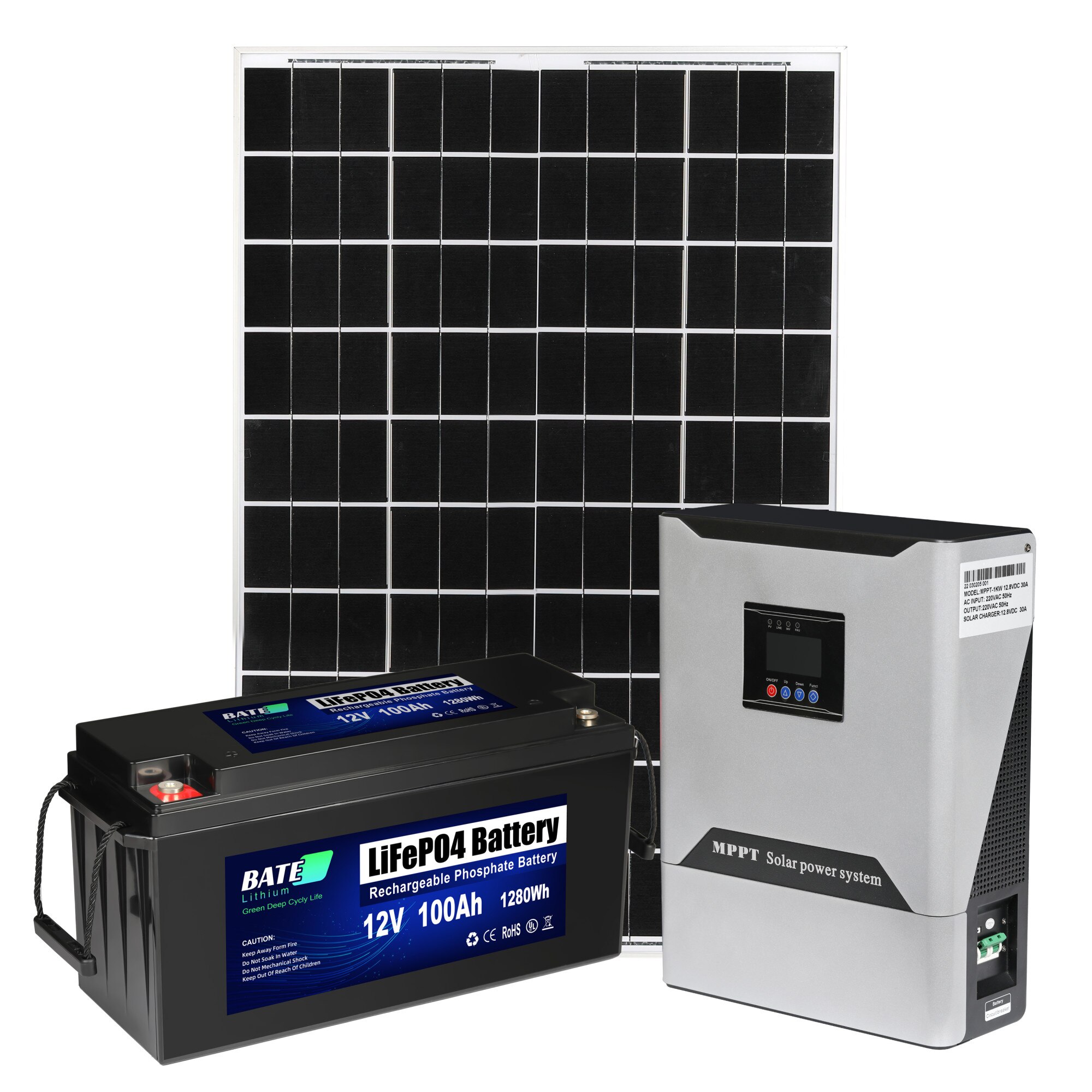 Baterie 12V 100Ah LiFePO4, baterie BMS incorporata, potrivita pentru ...