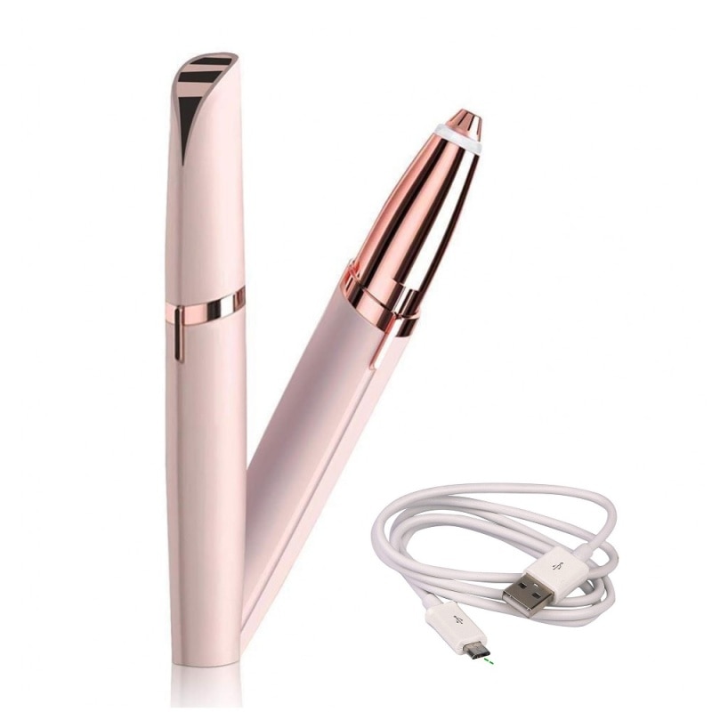 Pachet promo Set Epilator facial si Epilator de sprancene, fara durere ...