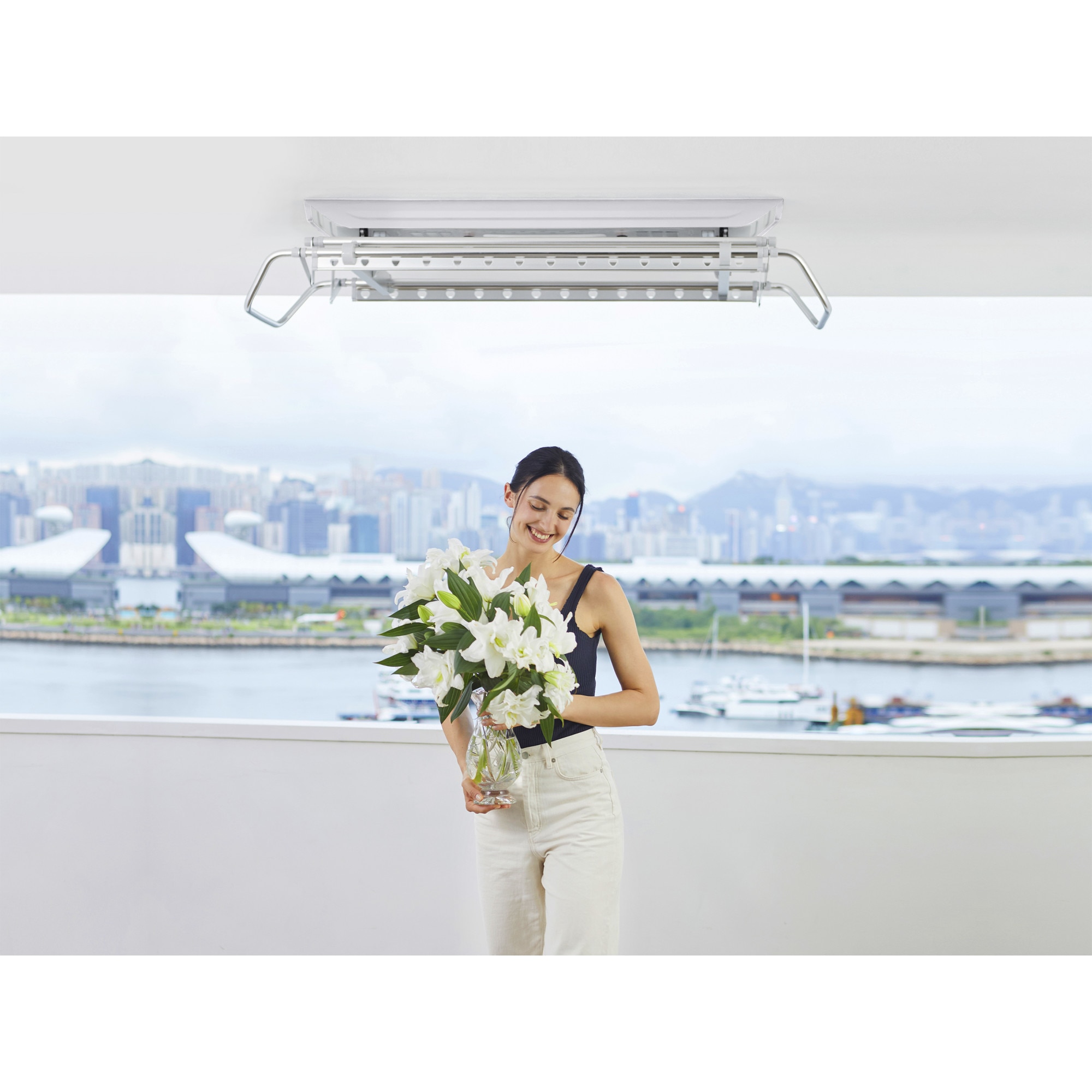 Uscator de rufe de tavan HIGOLD® IDM by Pininfarina, electric, Silver ...