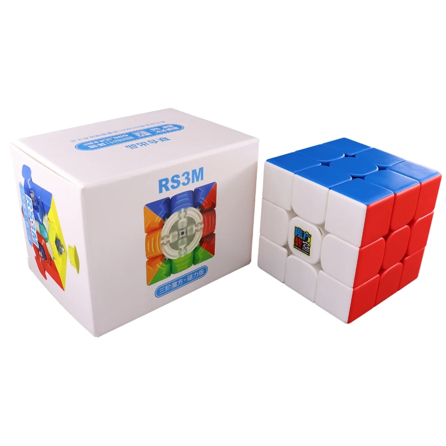 MoYu RS3M 2020, Cub Rubik Magnetic, Stickerless - eMAG.ro