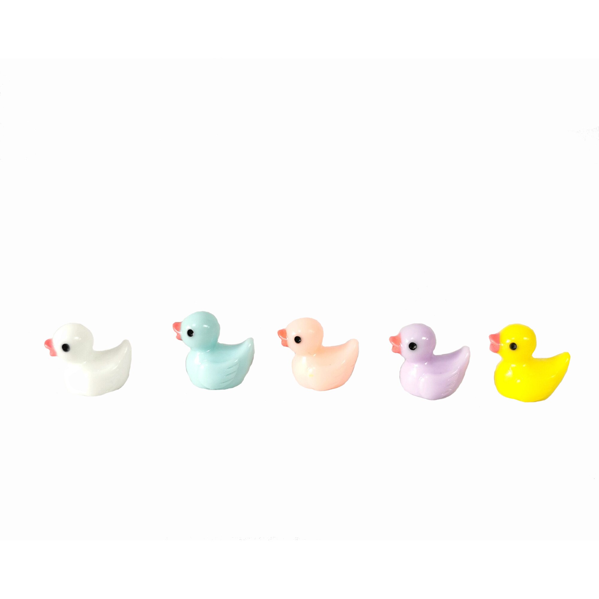 Set de 5 ratuste din rasina culore galena, alba, mov, roz, bleu - eMAG.ro