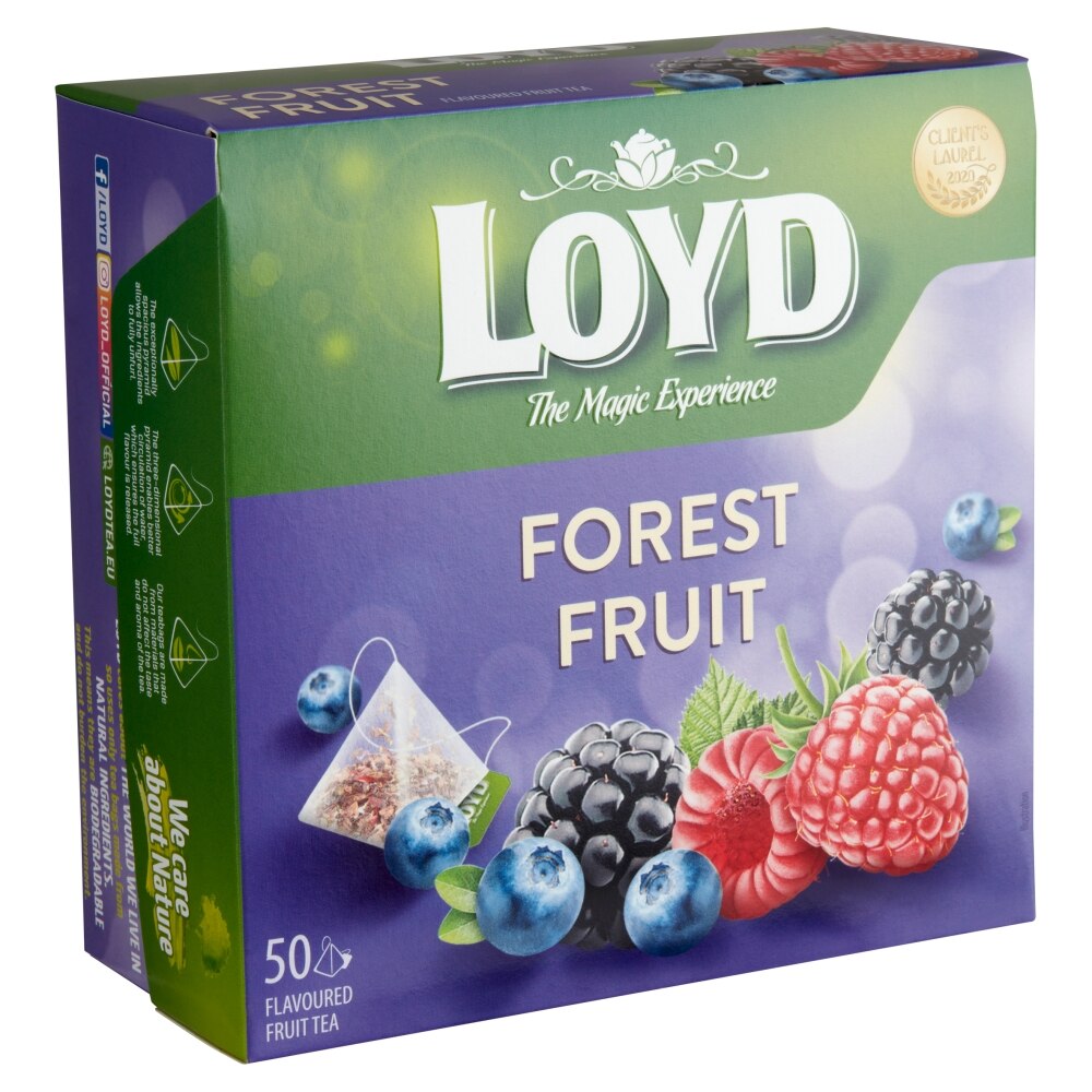 Loyd Piramis Erdei gyümölcs tea, 4x50 filter - eMAG.hu