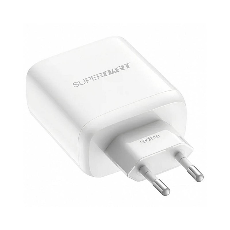Incarcator Retea Realme Superdart, 65w, Usb-a, Alb, Service Pack - eMAG.ro