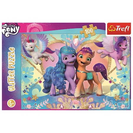 Пъзел 100 части My Little Pony с блясък, Trefl - eMAG.bg