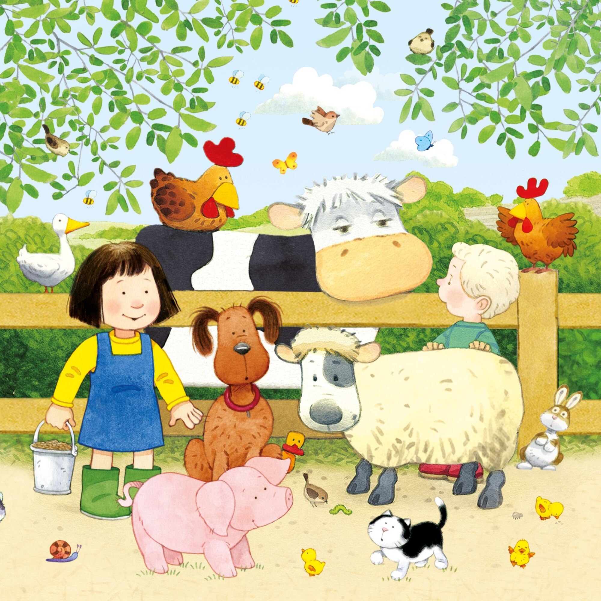 Poppy and Sam's Book and 3 Jigsaws: Animals - eMAG.ro