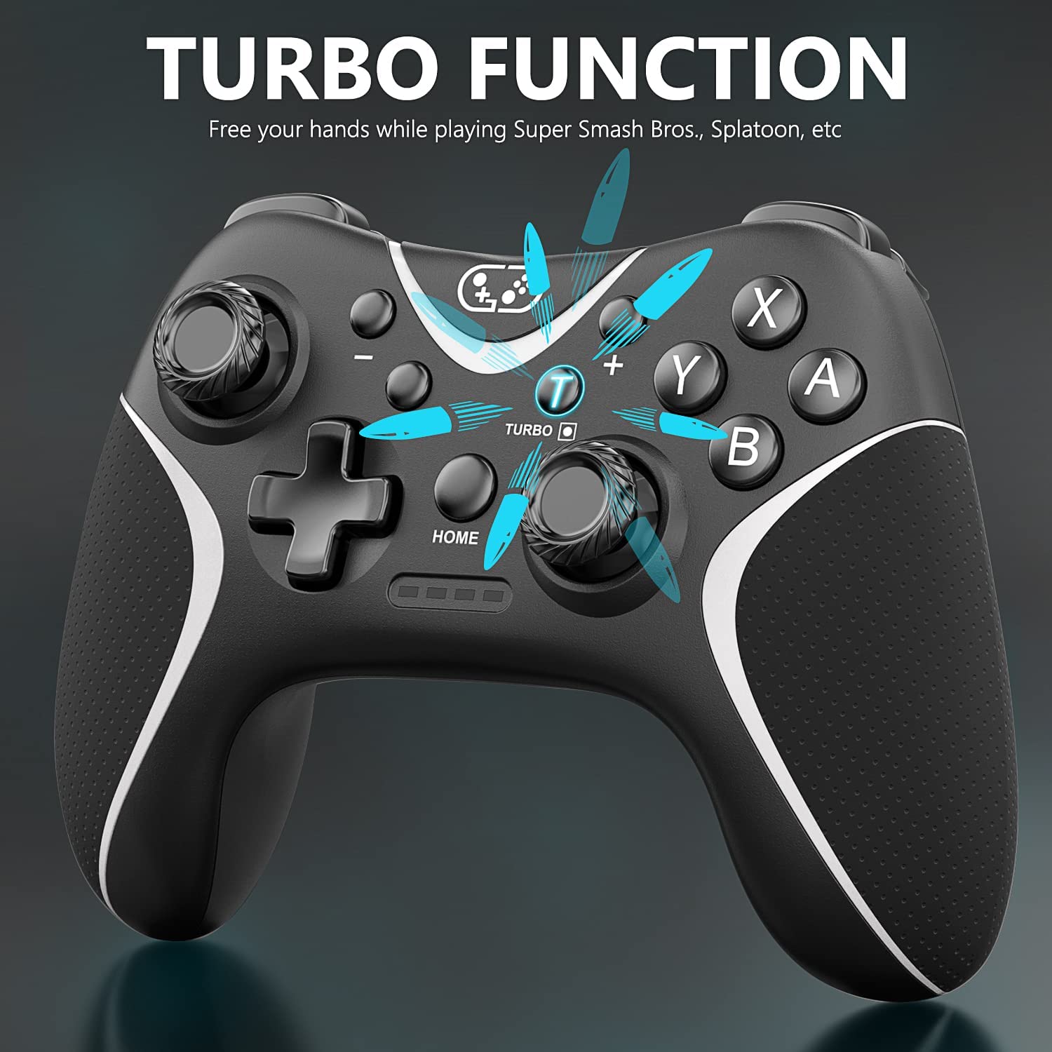 Controler Switch Pro, pentru Switch/Lite/OLED, suporta functia Macro ...