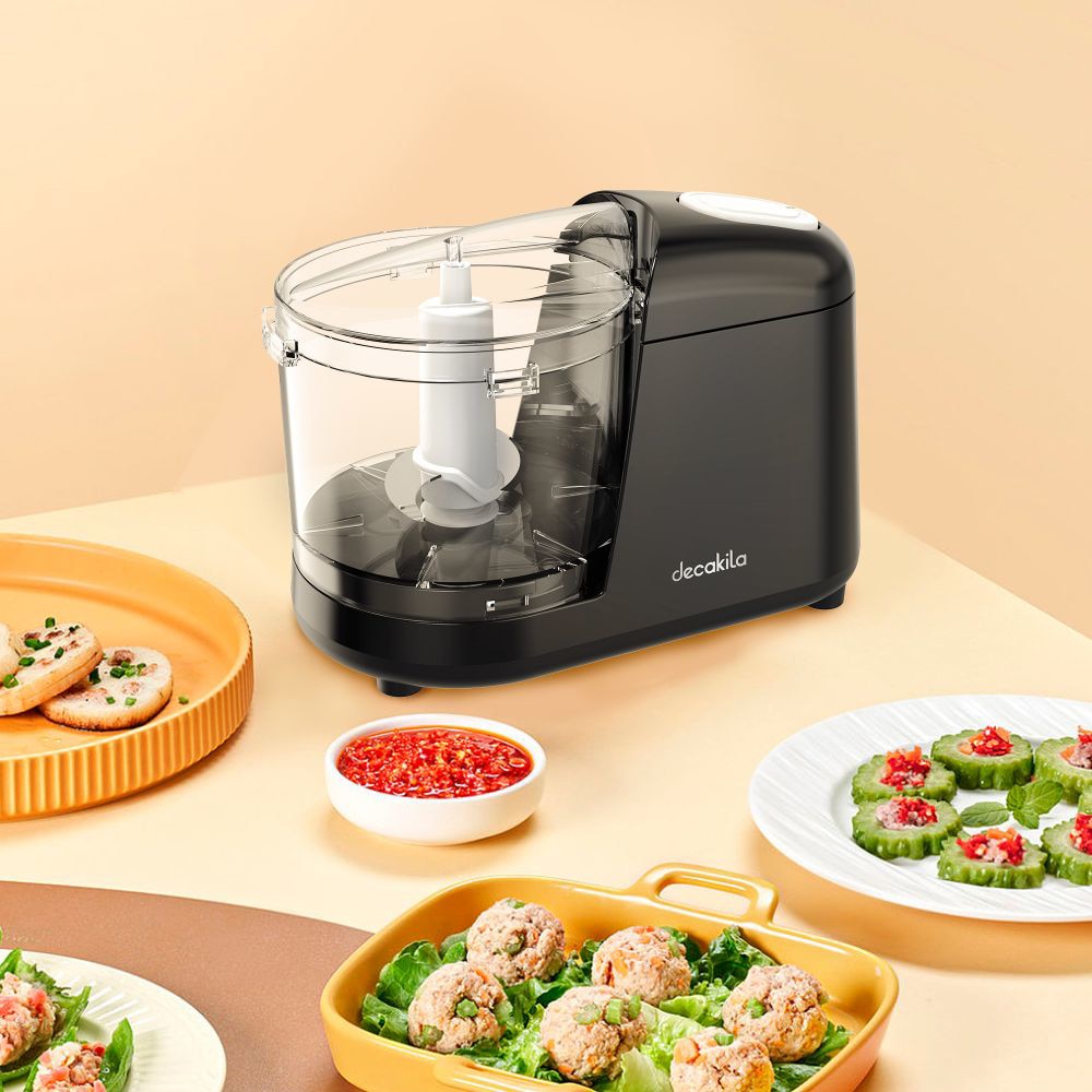 Mini tocator Decakila, 100 W, 0.5 L, Negru - eMAG.ro
