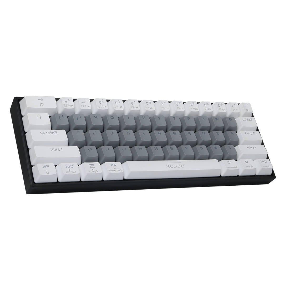 Клавиатура Delux KM33, RGB, двоен режим, Bluetooth 5.0, Безжична ...