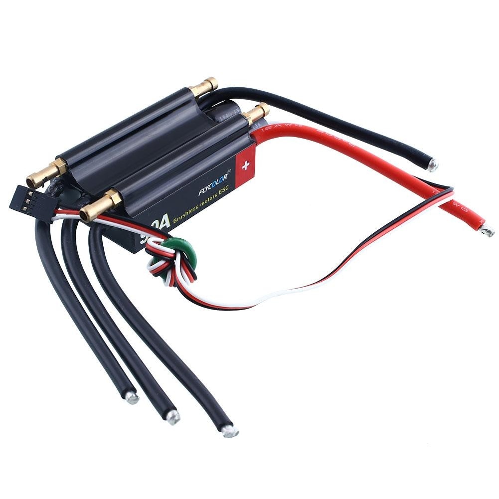 ESC, variator viteza, Brushless, FlyColor 90A 2-6S Lipo cu racire pe ...