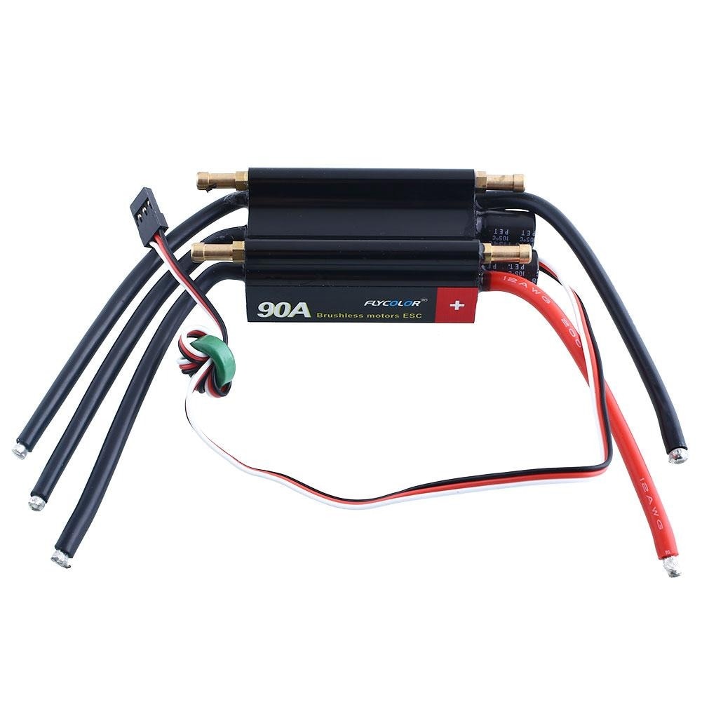ESC, variator viteza, Brushless, FlyColor 90A 2-6S Lipo cu racire pe ...