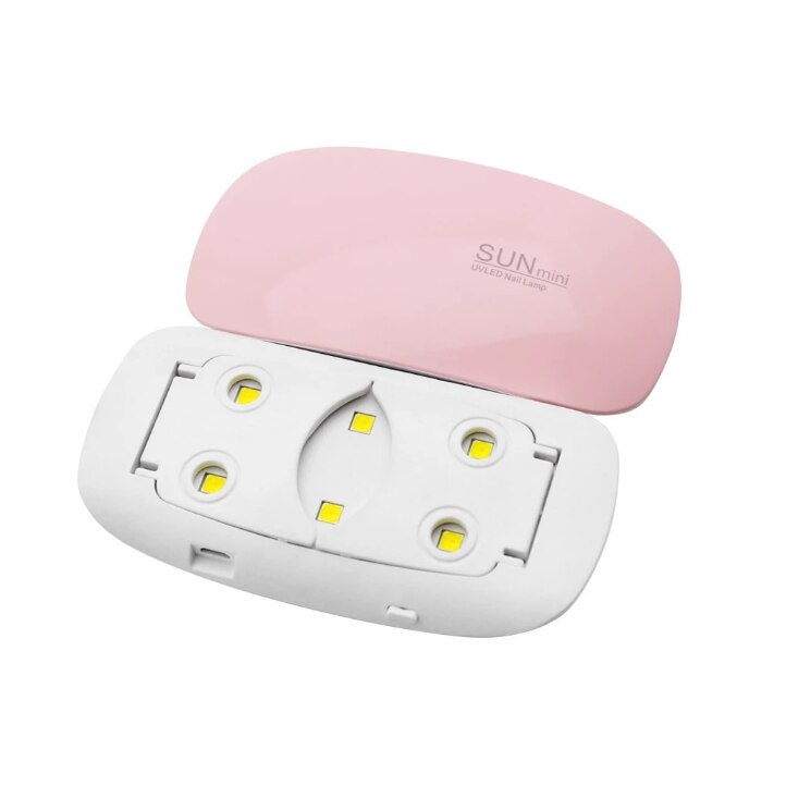Mini lampa UV pentru unghii, CRT, Mini Sun, Portabila, 6 W, Incarcare ...