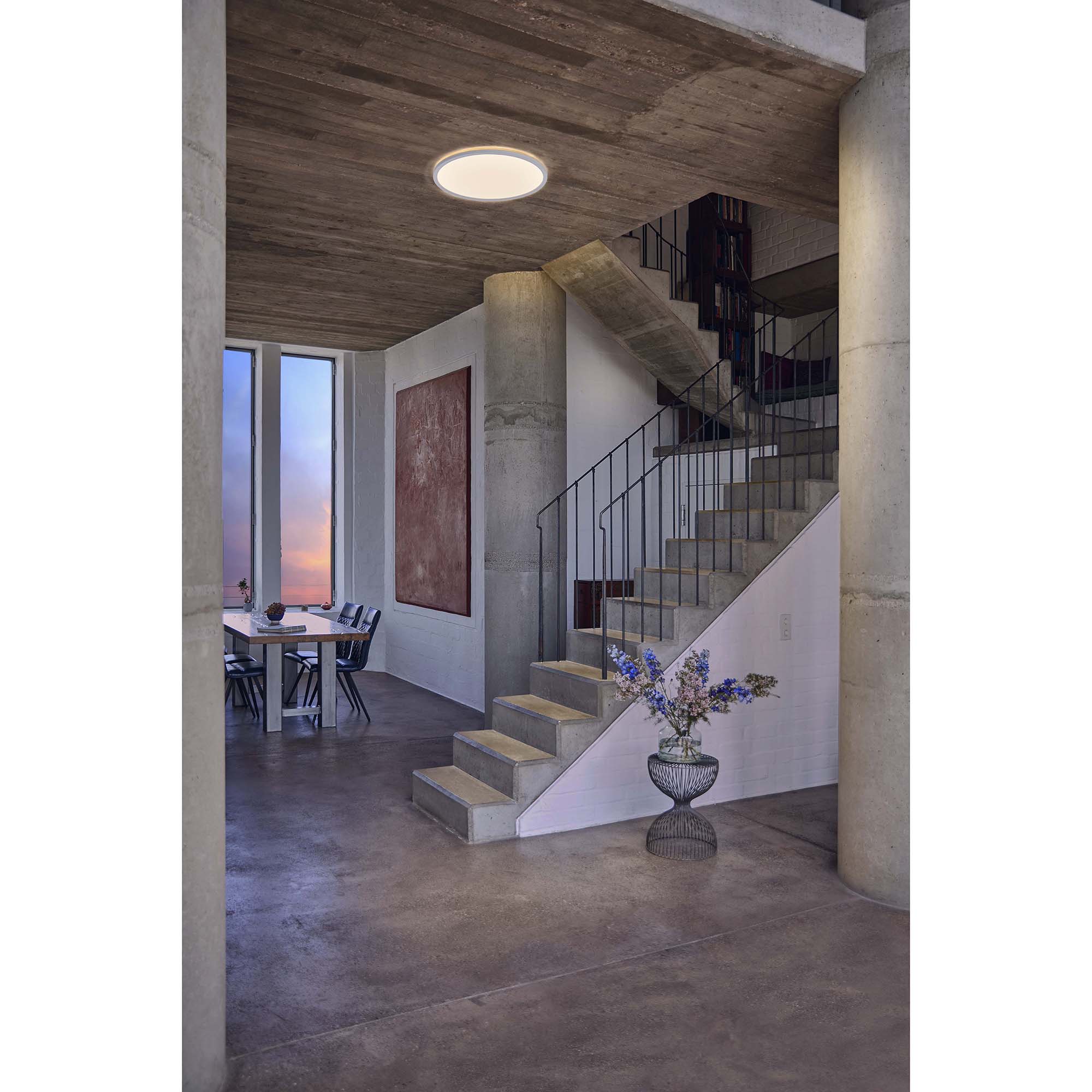 Плафон Ledvance Orbis Ultra Slim LED, Със затъмняване, 22W, 1850 lm ...