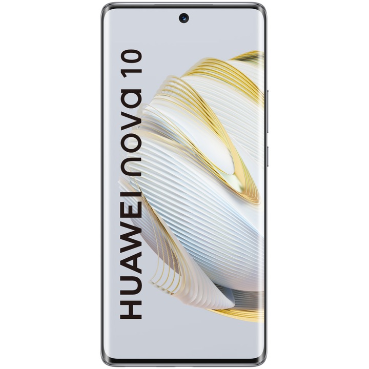 Telefon mobil Huawei Nova 10, Dual SIM, 8GB RAM, 128GB, 4G, Starry Silver - eMAG.ro