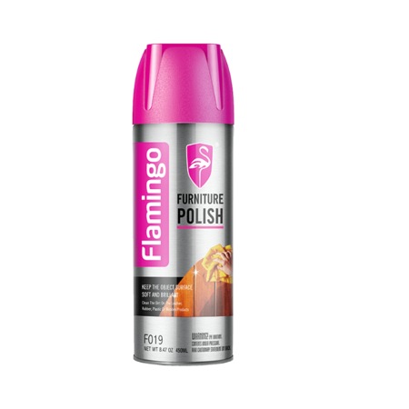 Spray pentru lustruirea lemnului si a mobilierului, Flamingo, F019, 450 ml - eMAG.ro