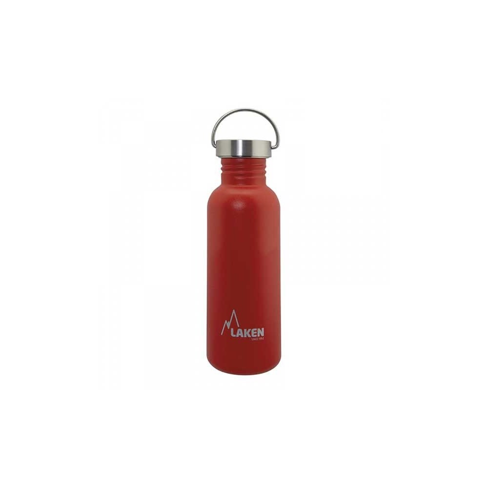 Bidon Laken, Inox, Basic Steel, 0.75L, rosu - eMAG.ro