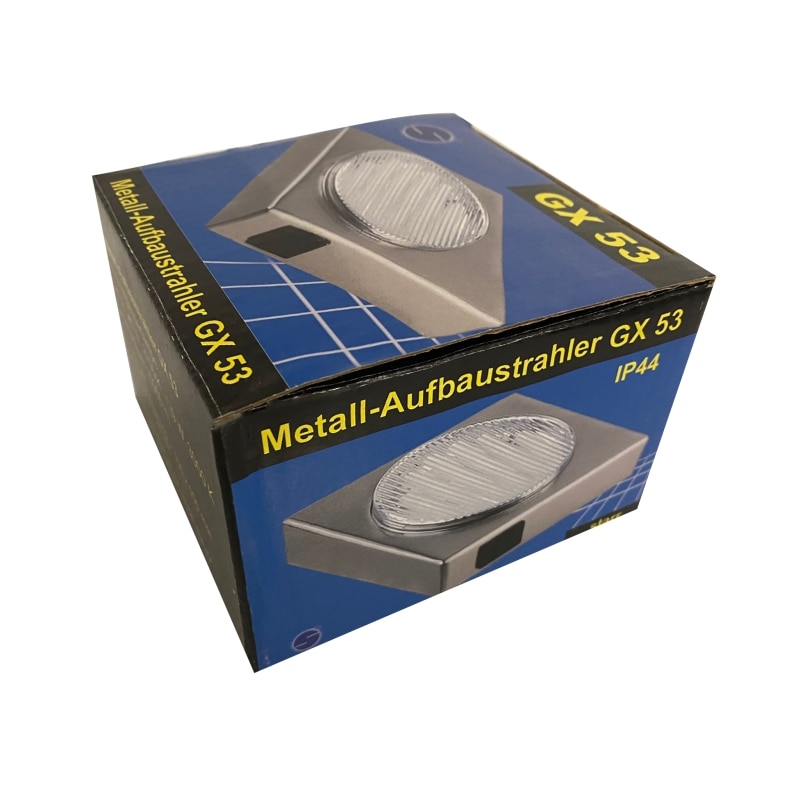 Метална LED лампа GX 53, 7W, Gonga® Silver - eMAG.bg
