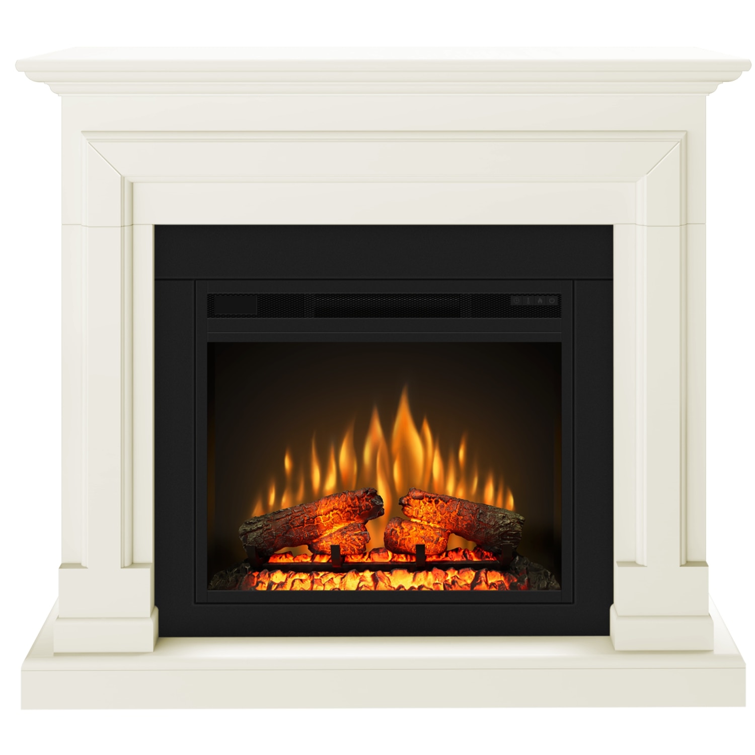 ECOFLAME PRO kandalló - Barcelona vanília, 23 hüvelykes 3D láng színes ...